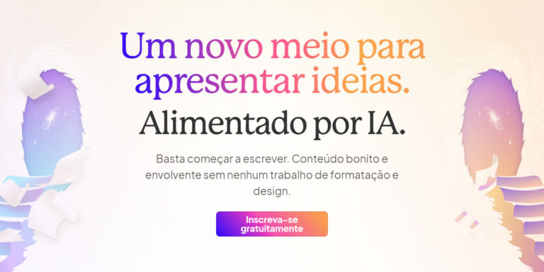 Gamma App: Crie ebooks e apresentações profissionais com IA